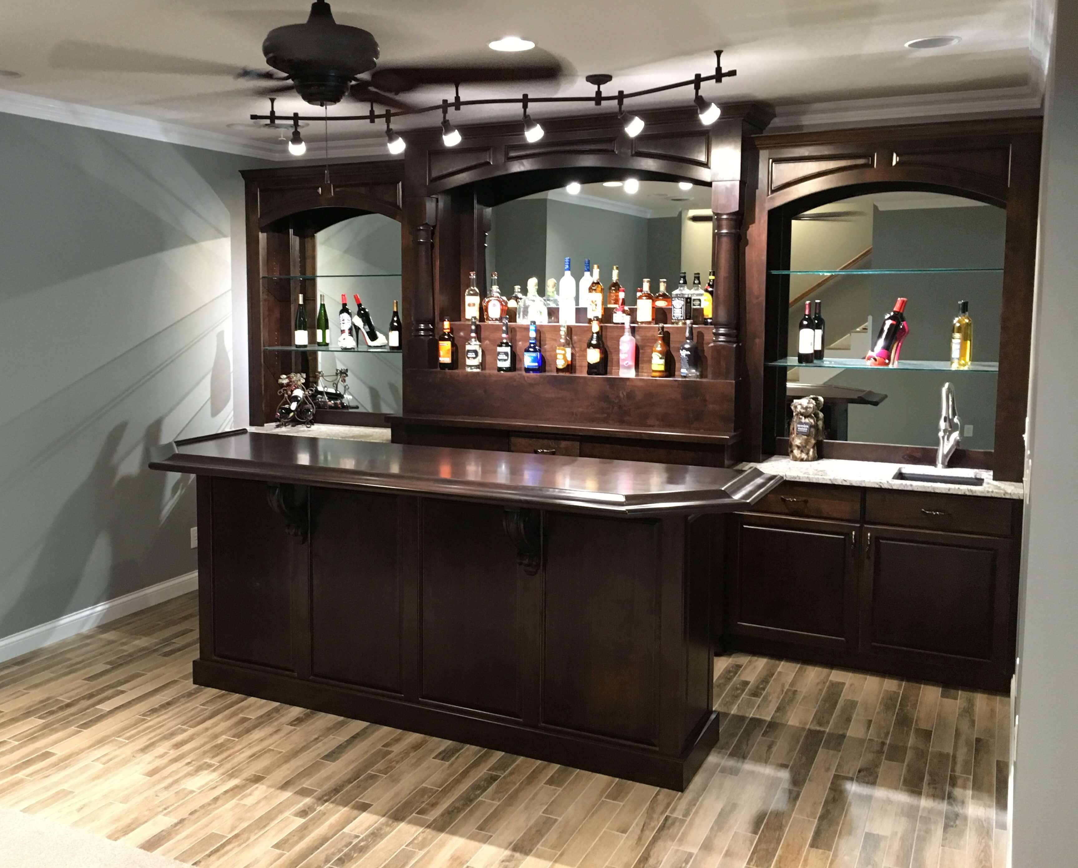 Basement Bar | Moose Ridge Construction